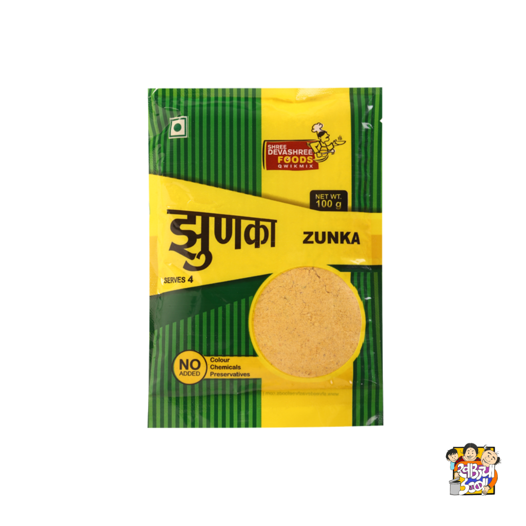SDF QwikMix Zunka Mix | Instant Dry Pithale Curry Mix